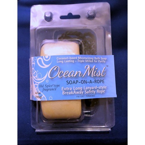 Ocean Mist Soap-On-A-Rope (Old Spice type fragrance)